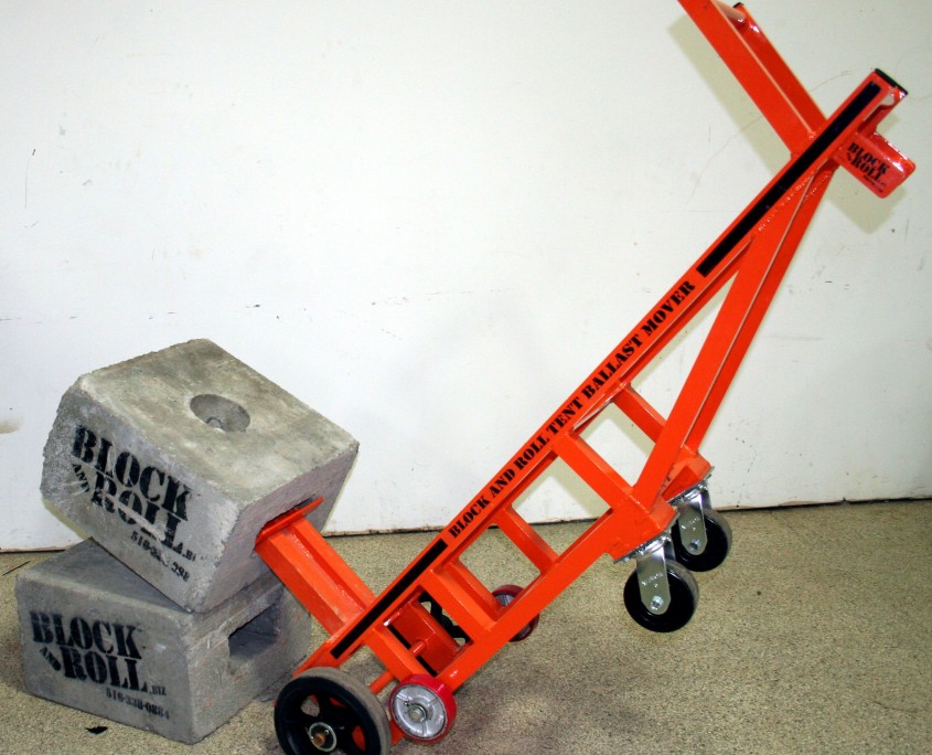 Tent Ballast System Tentwares|cement blocks